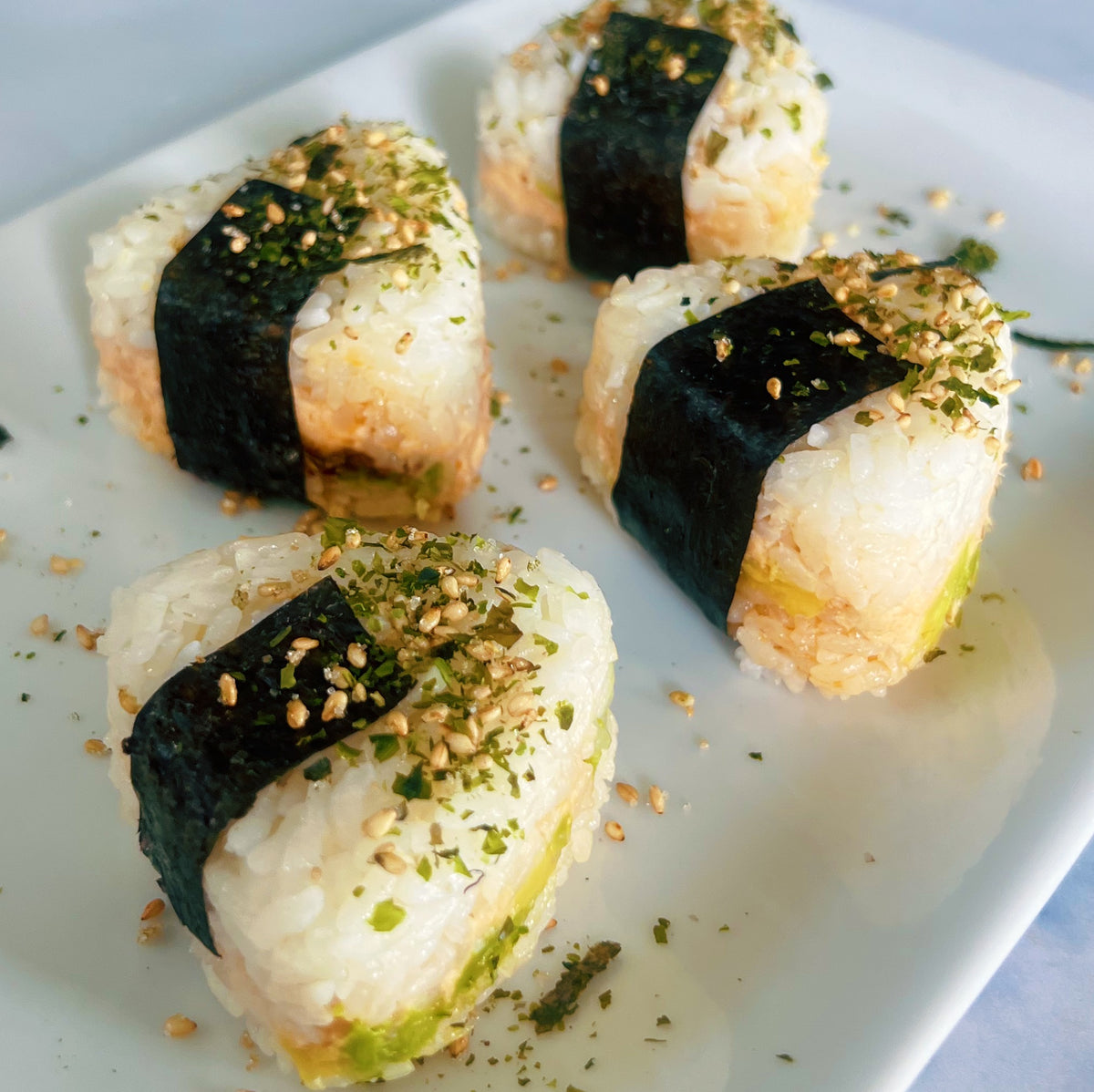 Smoked Salmon Onigiri with Chili Garlic Crunch – Premier Catch