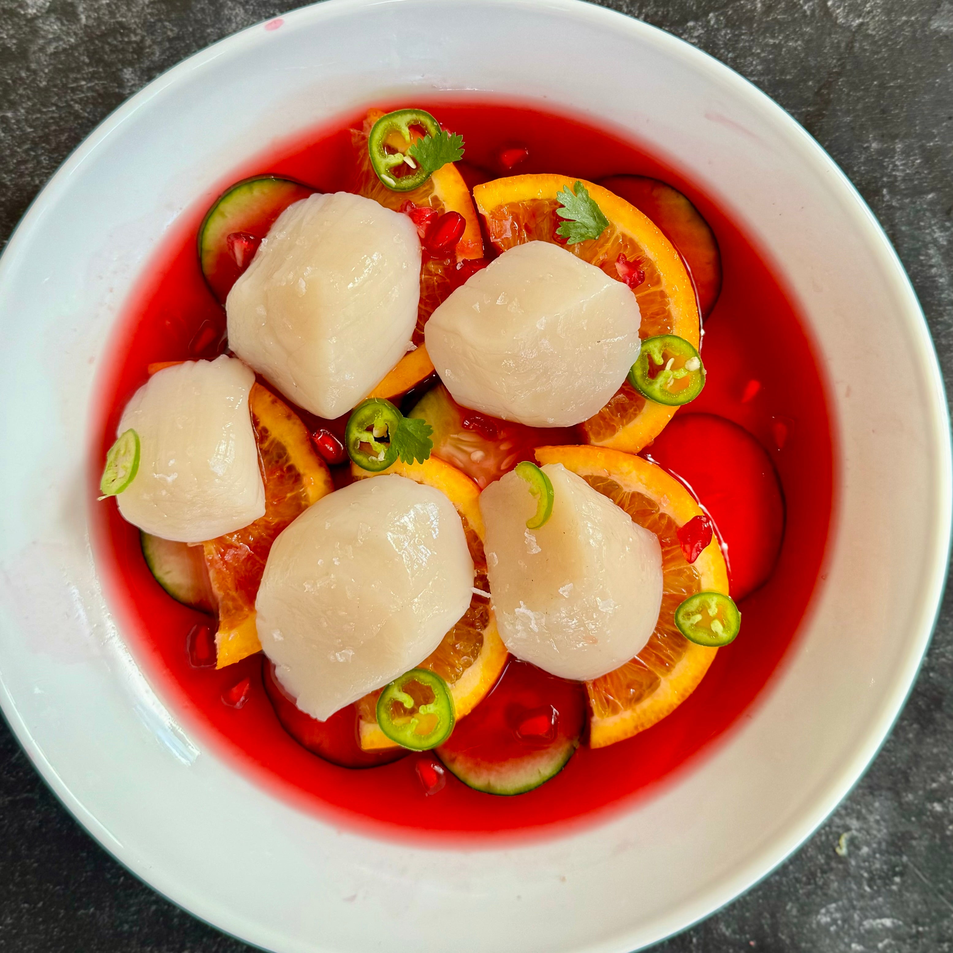 Citrus Scallop Crudo – Premier Catch