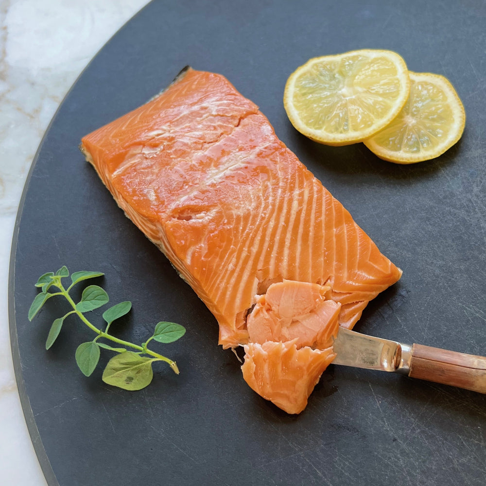 Wild-Caught/Sustainable Smoked Alaskan King Salmon. Salmon From Alaska ...