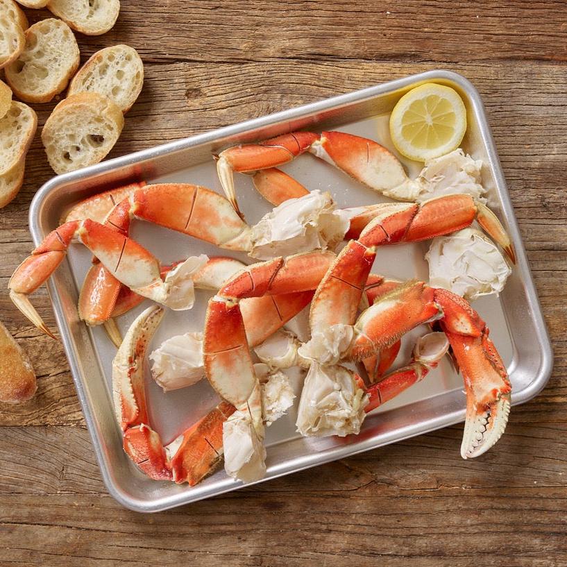 Wild Alaskan Dungeness Crab Snap-N-Eats, Pre-Scored, Fully Cooked ...