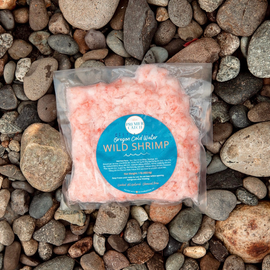 Wild Oregon Pink Shrimp, Cooked Peeled, Ready to Eat Seafood – Premier ...